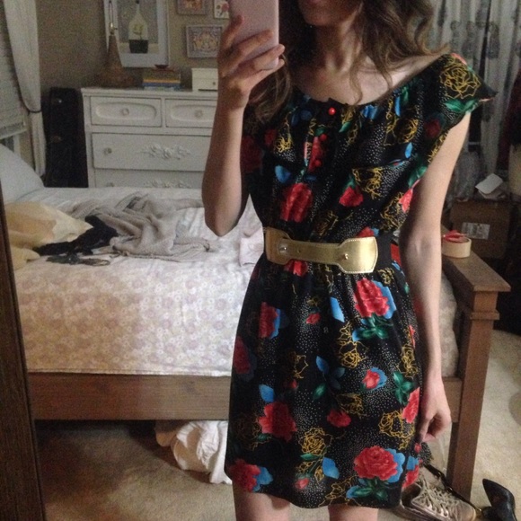 Orion London | Dresses | Orion London Uk Floral Ruffle Dress S Xs ...